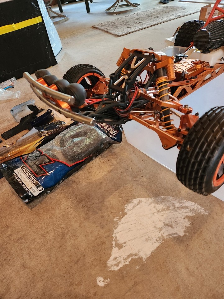 Rovan hpi king motor Baja Buggy remote car gas 2 stroke 1/5th Scale RC ...