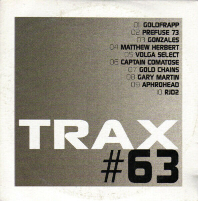 Collector sampler CD Trax #63 Goldfrapp Prefuse 73 Gonzales... | eBay