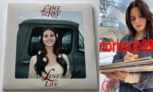 LANA DEL REY SIGNED AUTOGRAPH LUST FOR LIFE VINYL RECORD EXACT PROOF ...