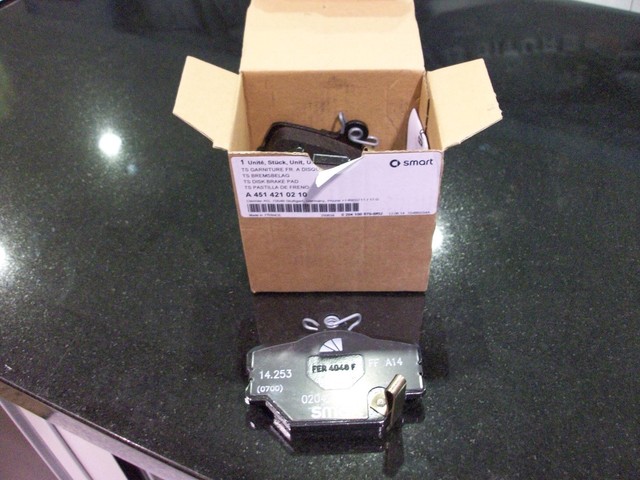 Smart OEM 08-16 FORTWO Brake-front Pads 4514210210 for sale online | eBay