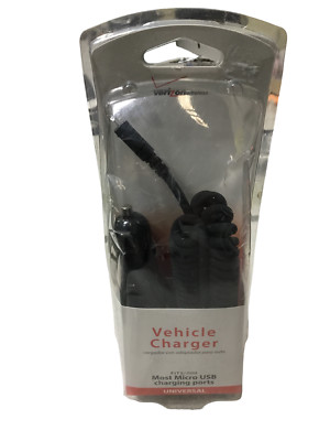 New! Verizon Wireless Universal Mini UBS Vehicle Charger Black Most ...