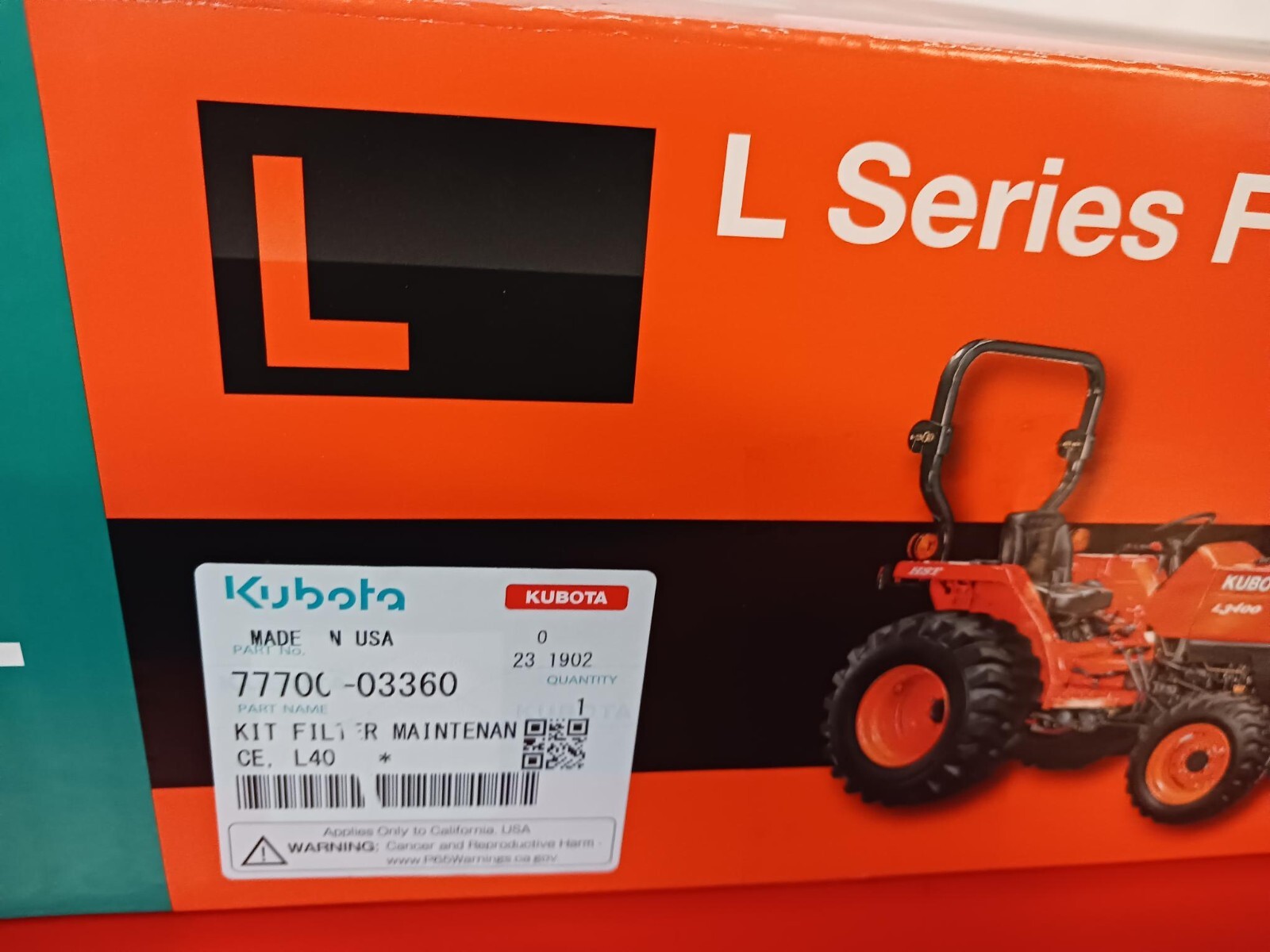 Kubota L Series Filter Kit L3240 L3940 L4240 L4400 for sale online | eBay