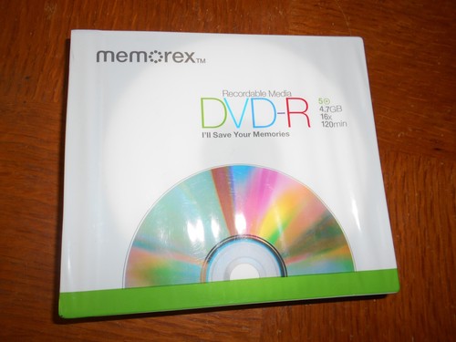 5 DVD-R MEMOREX | eBay
