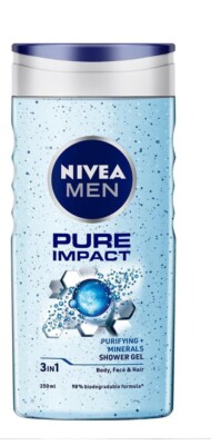 Nivea homme Pure Impact body wash Gel (50 Ml) | eBay