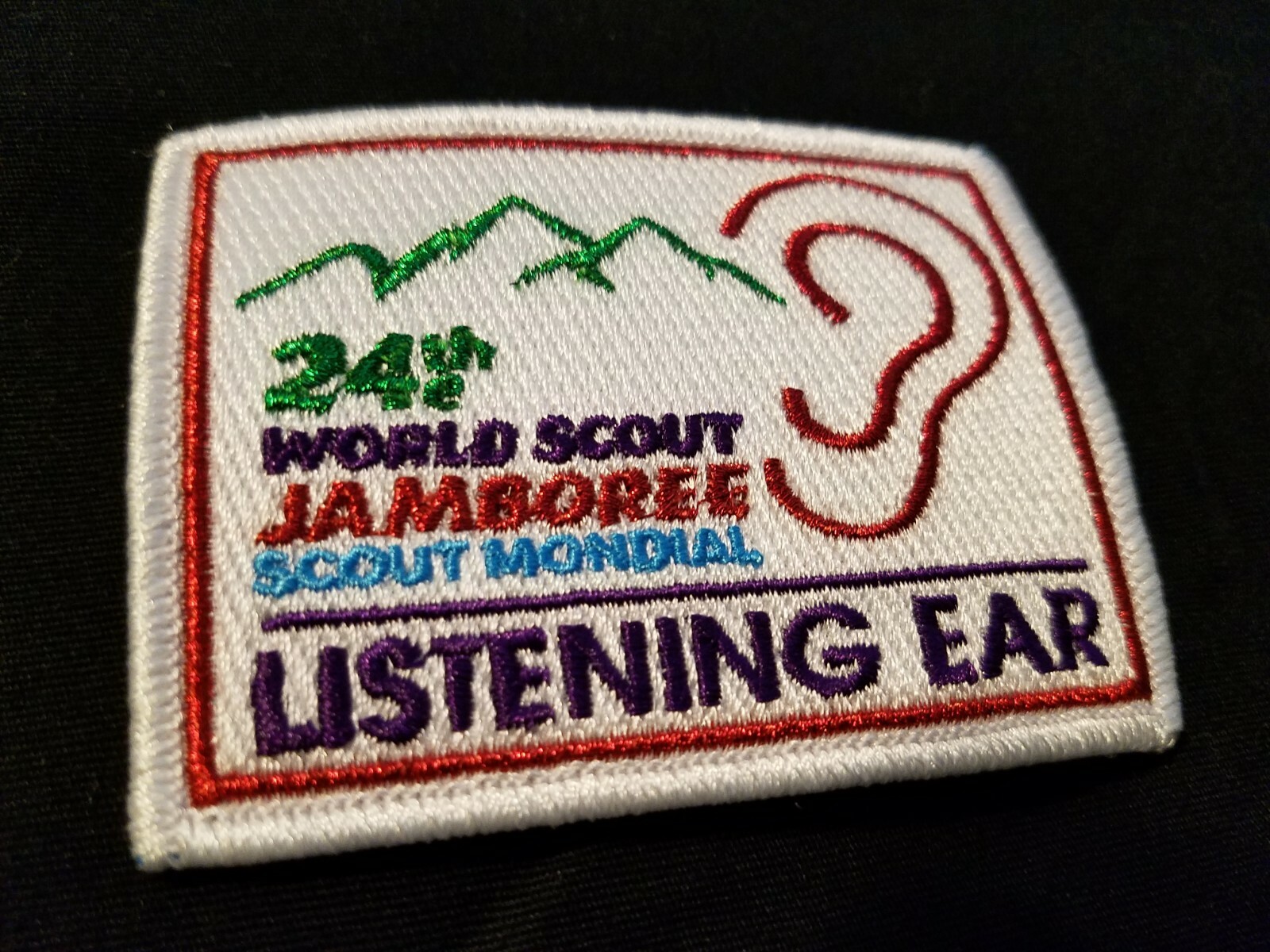Listening Ear Staff Patch 2019 24th World Jamboree Scout Mondial | eBay
