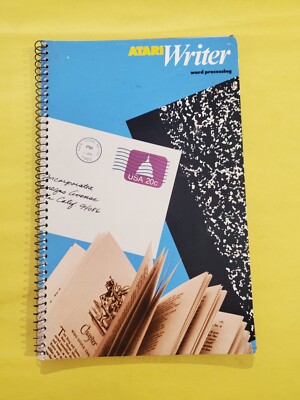 ATARI Writer Word Processing 1983 MANUAL | eBay