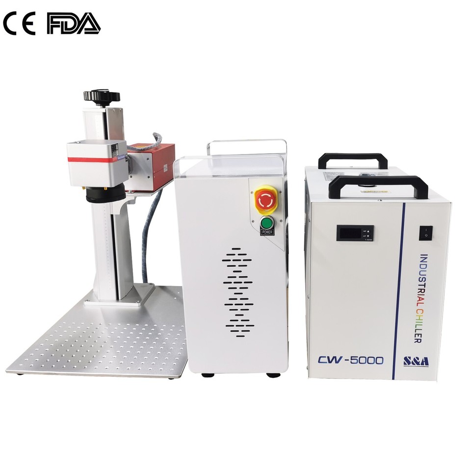 355nm UV JPT 15W Laser Mark Machine Glass Plastic Crystal Mark Ezcad 3 ...