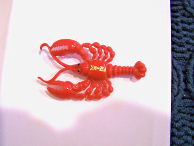 VINTAGE FIGURAL RED PLASTIC LOBSTER MAINE SOUVENIR PIN 2 3/4" | eBay
