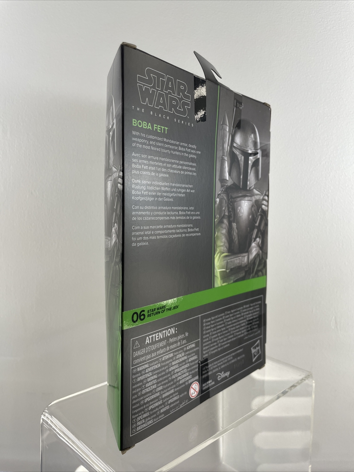 BOBA FETT ROTJ #06 Deluxe Black Series Star Wars 6" Figure Return of ...