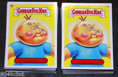 GARBAGE PAIL KIDS 2014 SERIES 1 COMPLETE MAKE YOUR NAME SET 132 CARDS ...