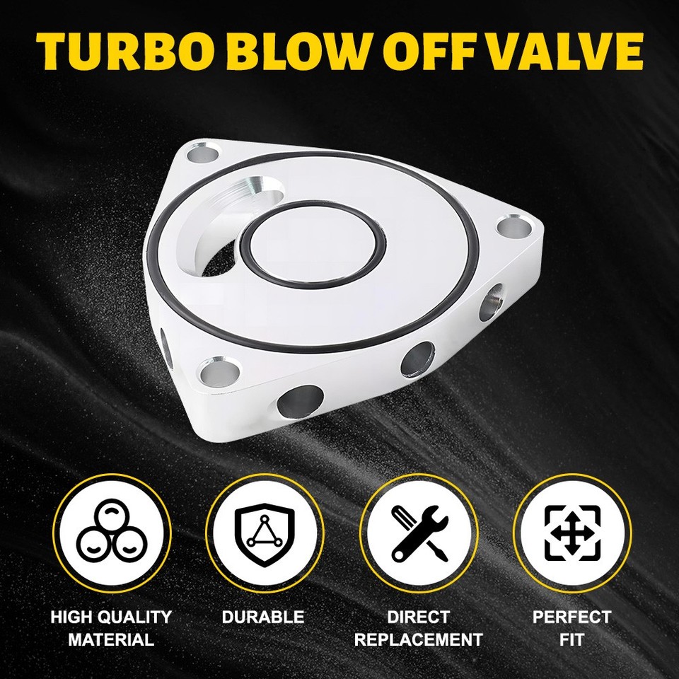 For Honda 15-21 Civic Vortex Silver Turbo Blow Off Valve Plate Spacer ...