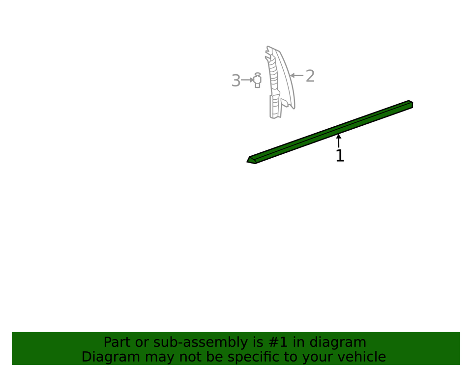 Genuine Volkswagen Belt Molding 17A-837-475-2ZZ | eBay