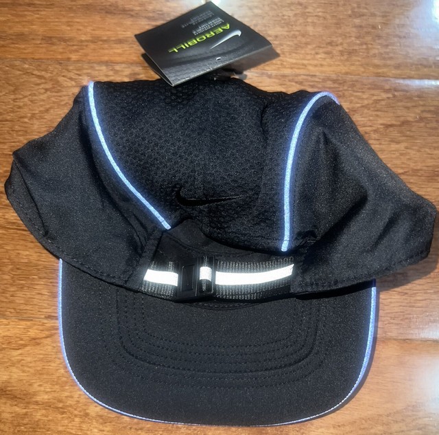 Nike Aerobill TN Air Aw84 Adjustable Strapback Cap Hat Black Orange ...