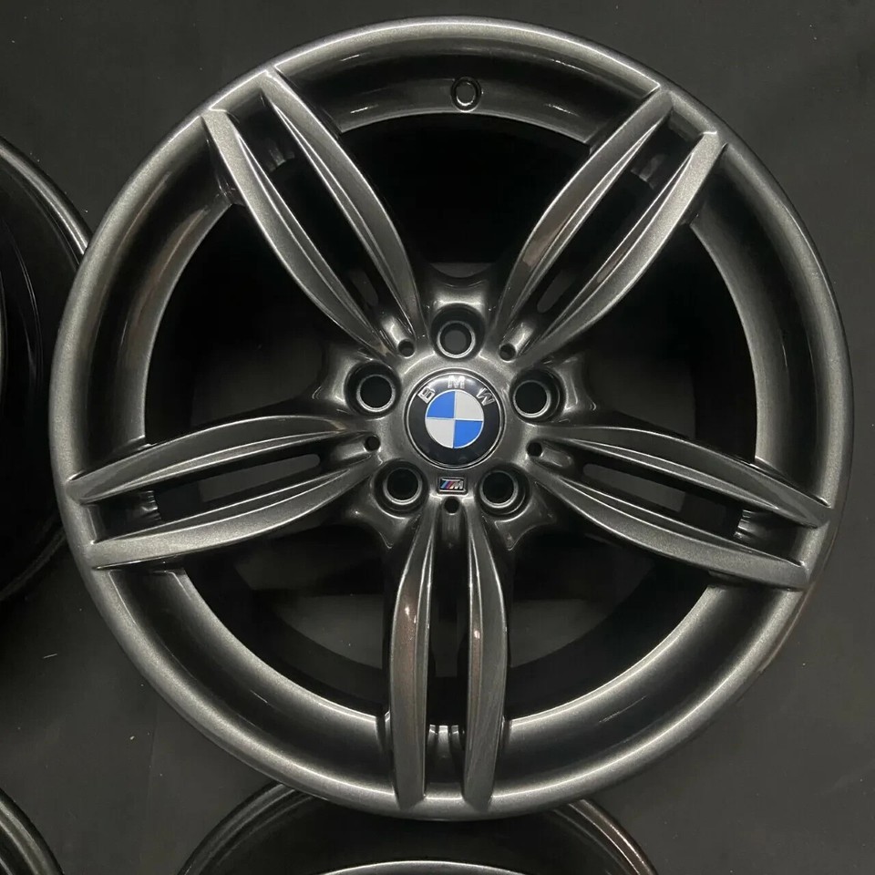 Genuine BMW 351M 19" Staggered Alloy Wheels 5 6 Series Gun Metal Grey ...