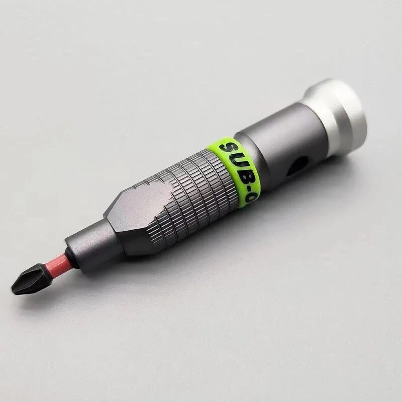 1PCS Heavy Duty Metal Grip Hand Tool Mini Handle/Screwdriver 1/4" Hex ...