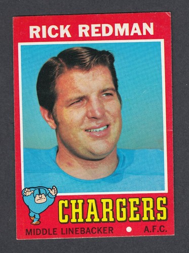 1971 Topps RICK REDMAN San Diego Chargers #42 | eBay