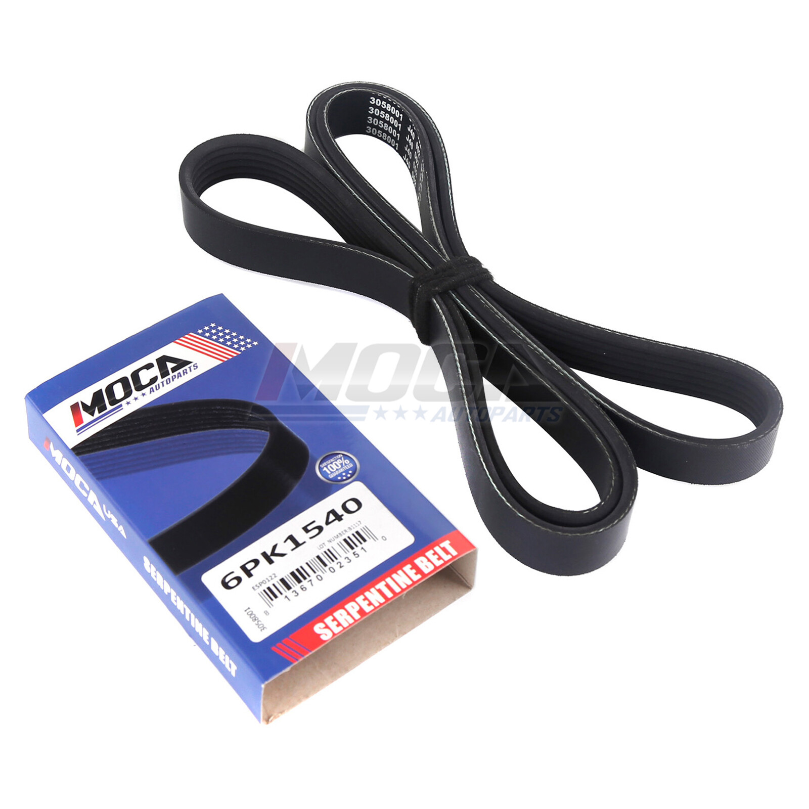 Serpentine Belt 6PK1540 W/O AC Fits for 98-08 Toyota Corolla Matrix BMW ...