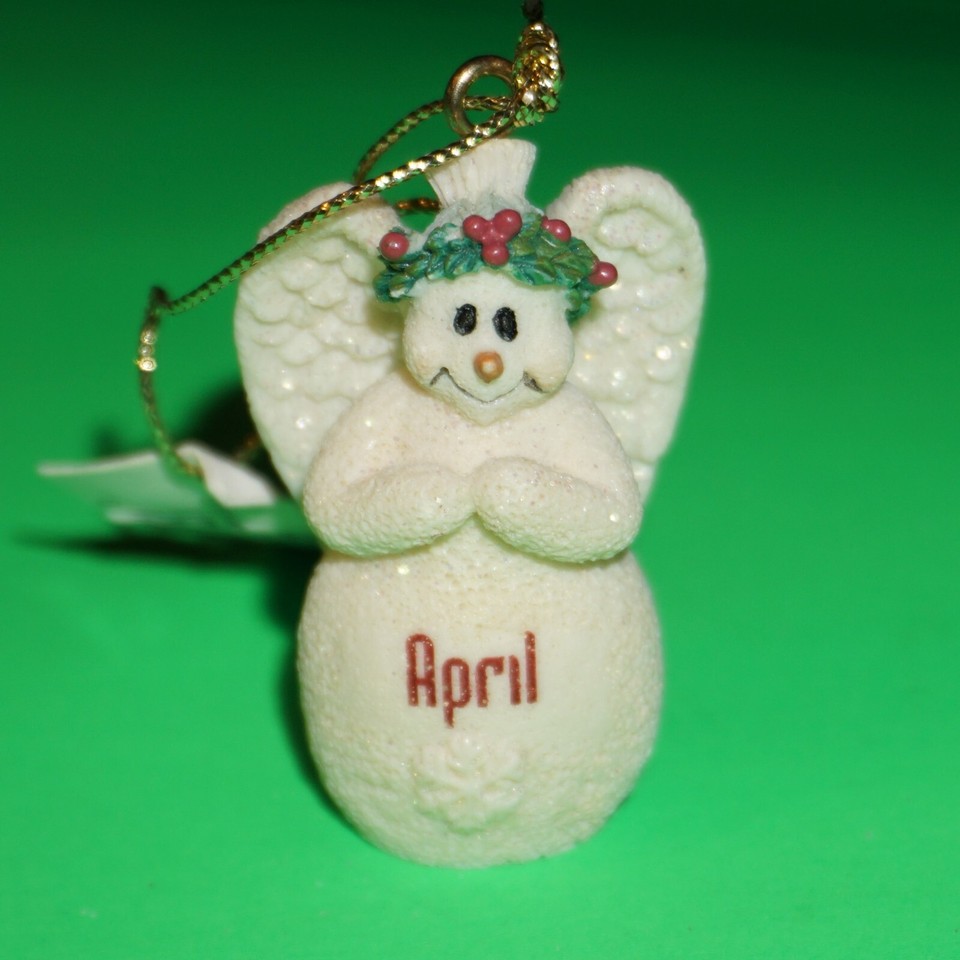 Snowman Angel Christmas Ornament Snowangel Sparkle Ganz Pre-Printed ...