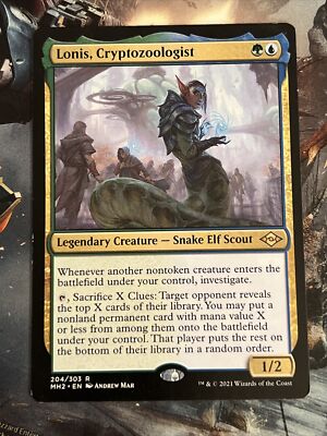 1x Lonis, Cryptozoologist (204) Modern Horizons 2 LP MTG Magic x1 MKE ...