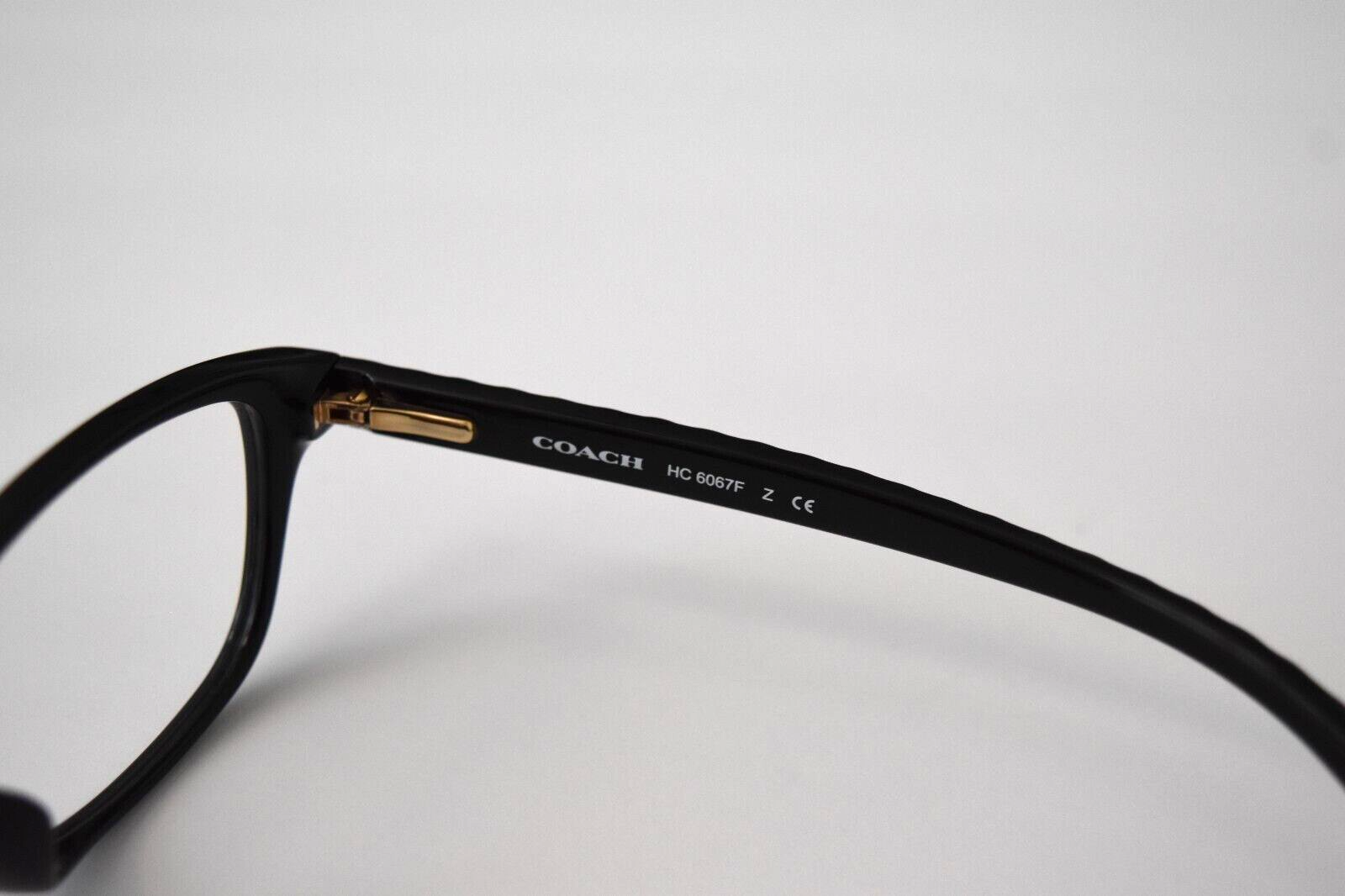 Coach Optical Black Gold Frame HC6067F 5002 52-16-135 Eyeglasses A | eBay