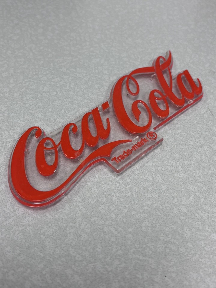 Vintage Coca-Cola Cursive Menu Board LOGO Sign Theater 7" RARE! All ...