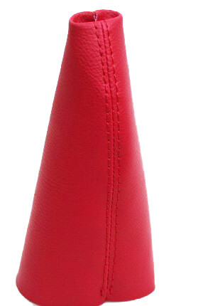 Leather Red Manual Shift Boot Fit 07-14 Mini Cooper R55 R56 R57 | eBay