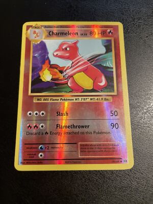 Charmeleon REVERSE HOLO 10/108 Pokemon TCG XY Evolutions Card LP | eBay