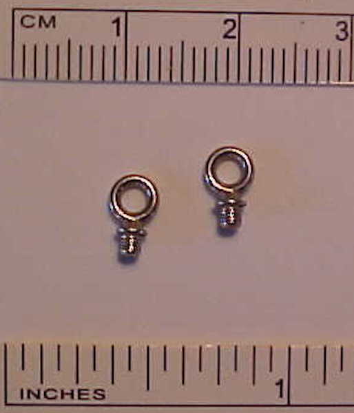 Classic 1:12 Model Horse Scale HARNESS TERRETS (Style #1) - SILVER ...