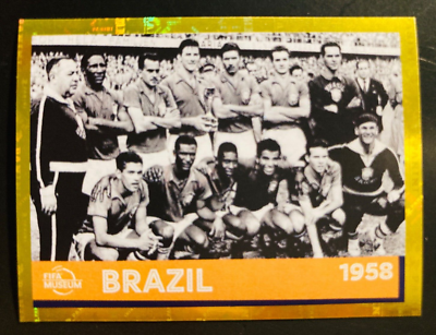 Fifa World Cup 1958 Logo Brasilien Fußballverbände FUSSBALL