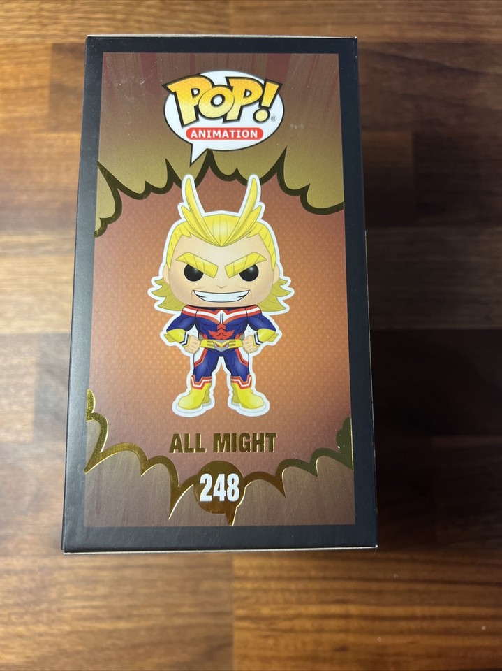 Pop Funko #248 My Hero Academia All Might Funimation 2019 Exclusive | eBay