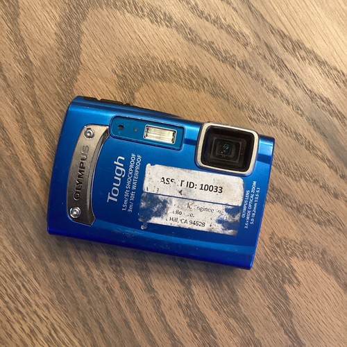 Olympus Tough TG-310 14MP Waterproof Blue. TESTED AND WORKING. CAMERA ...