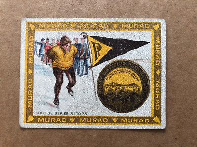 Vintage MURAD CIGARETTES College Series PRATT INSTITUTE Man Speed Ice ...