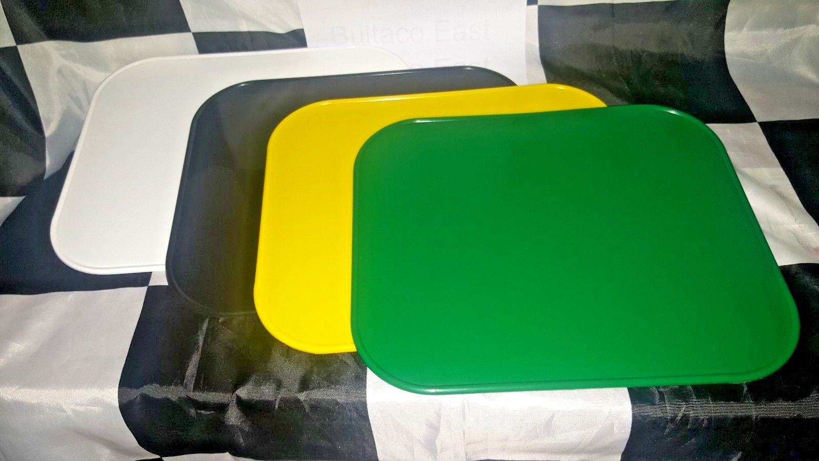 WHITE 9" X 11" Oval Number Plate Side or Front Vintage MX Road Race AMA ...