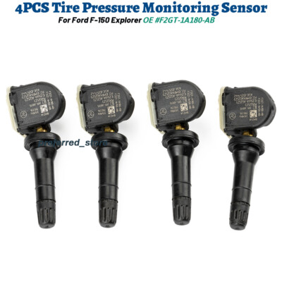 4PCS Tire Pressure Monitoring Sensor TPMS For Ford F-150 Mustang F2GT ...
