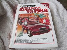 Chilton's Auto Repair Manual 1981-1988 by Chilton Automotive Editorial ...