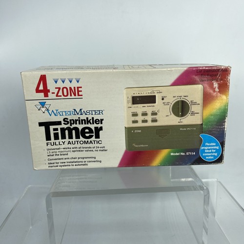 New Orbit Water Master 4 Zone Automatic Sprinkler System Timer NOS | eBay