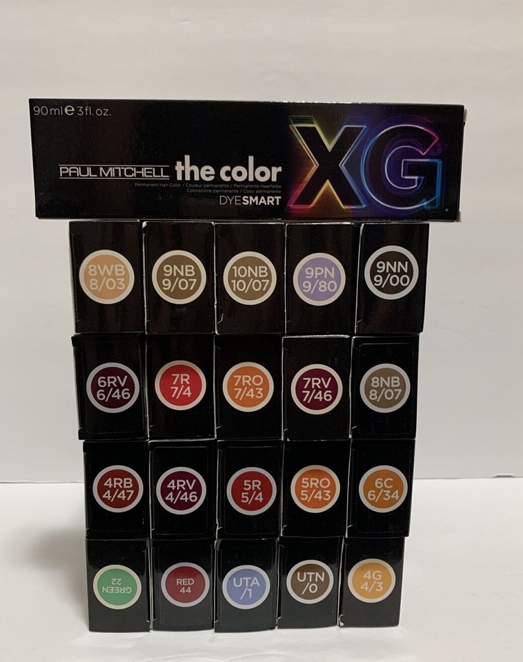 Paul Mitchell The Color XG DyeSmart Permanent Hair Color 3 FL OZ | eBay