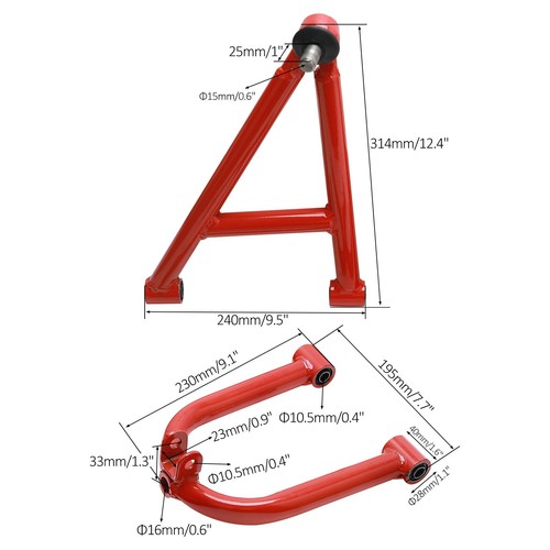 ATV Front Suspension Swing Arm GoKart Scooter 4WD Drive Half Shaft CV ...