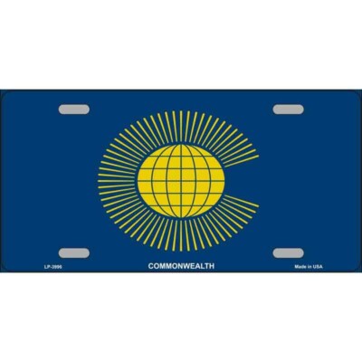 Commonwealth Flag License Plate Metal Sign Plaque Art Car Truck Wall ...