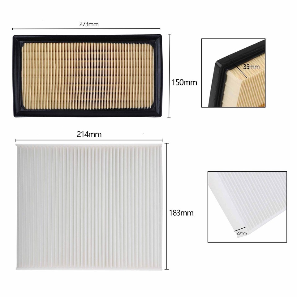 Combo Engine and Cabin Air Filter For Toyota Camry Venza Hybrid 2018 ...