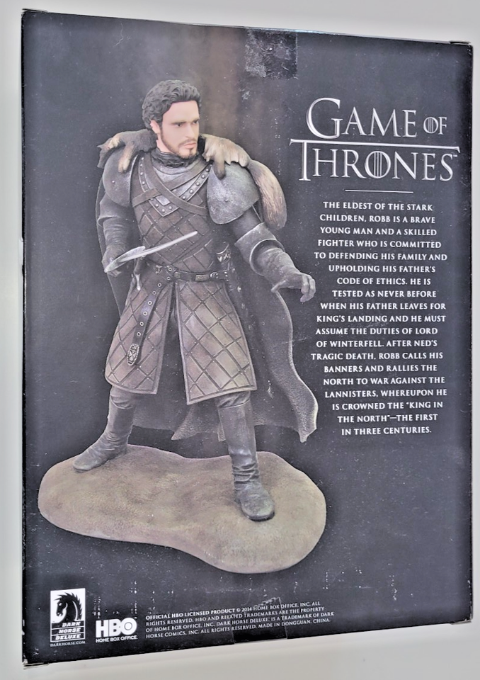 Game of Thrones Robb Stark Dark Horse Deluxe Collectors Figure UK | eBay UK
