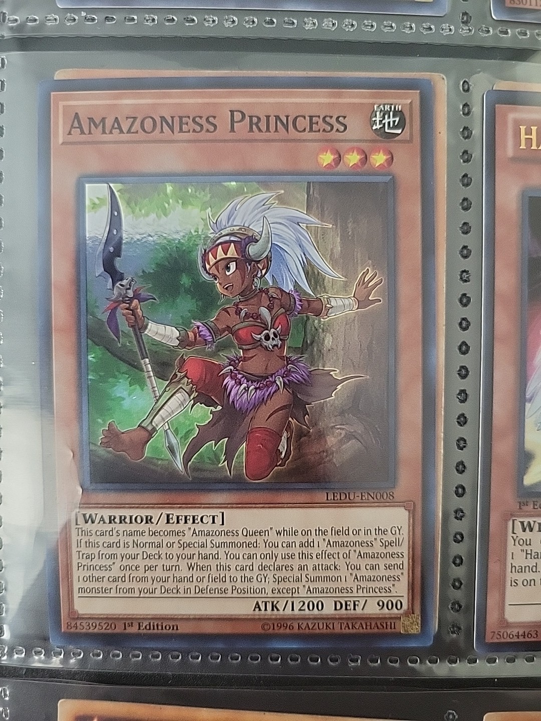 Yugioh Amazoness Princess LEDU-EN008 Super Rare Holo - LP-NM | eBay