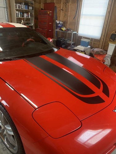 Corvette Chevrolet C5 Racing Stripes Rally Stripes Decal Kit Carbon ...