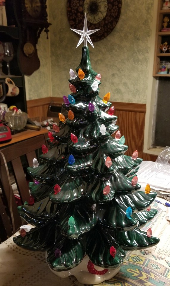 Lg Ceramic Bisque Atlantic Christmas Tree U Pick Ready to paint or We ...
