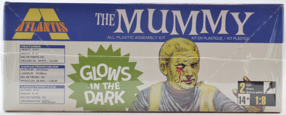 Atlantis The Mummy Glow in the Dark 1/8 Scale Plastic Model Figure Kit ...