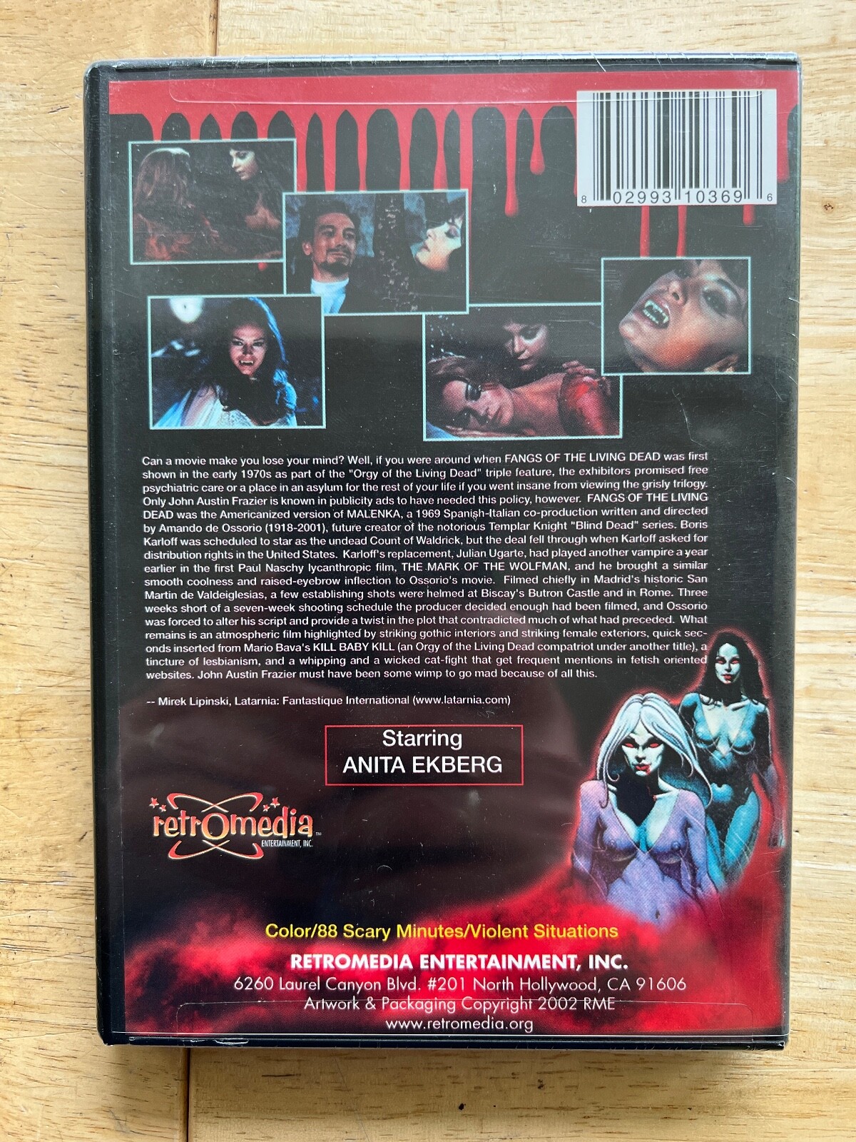 Fangs of the Living Dead (DVD, 2002) for sale online | eBay