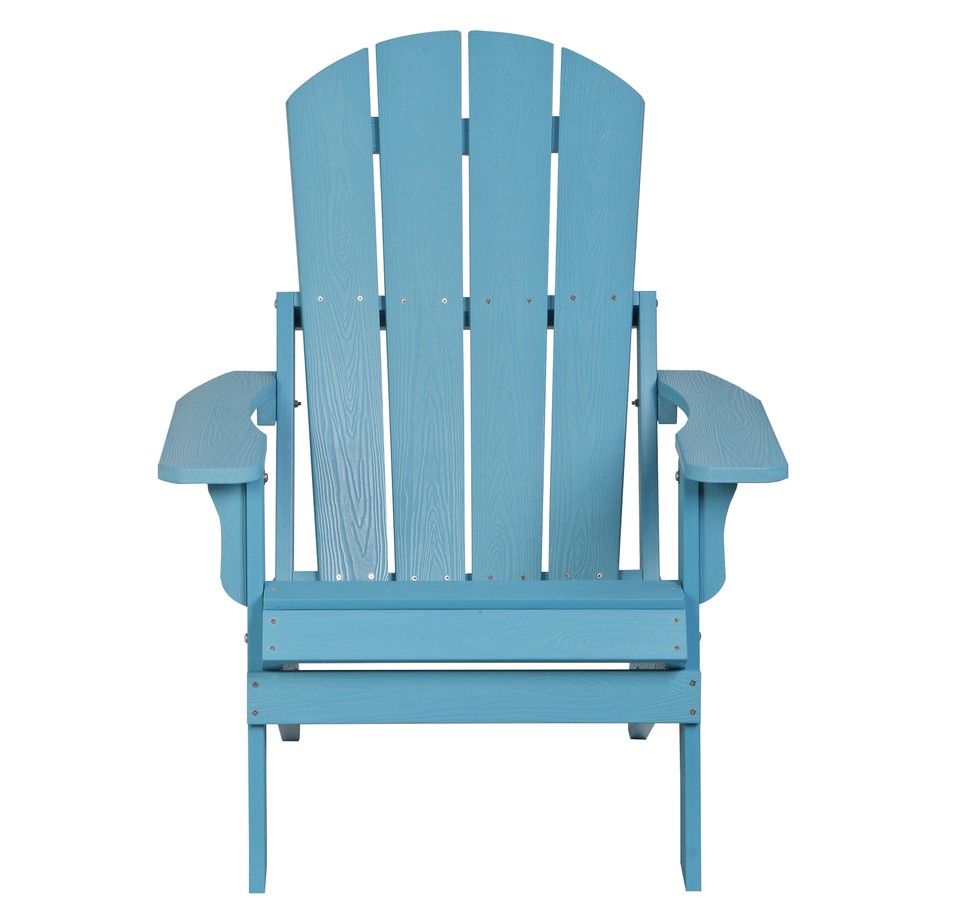 2PCS Folding Adirondack Chairs HIPS Reclining All Weather Resistance ...