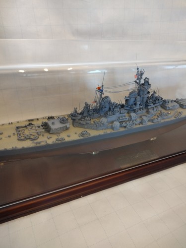WW2 Battleship USS MISSOURI 1945 Metal Hull Model Pearl Harbor World ...
