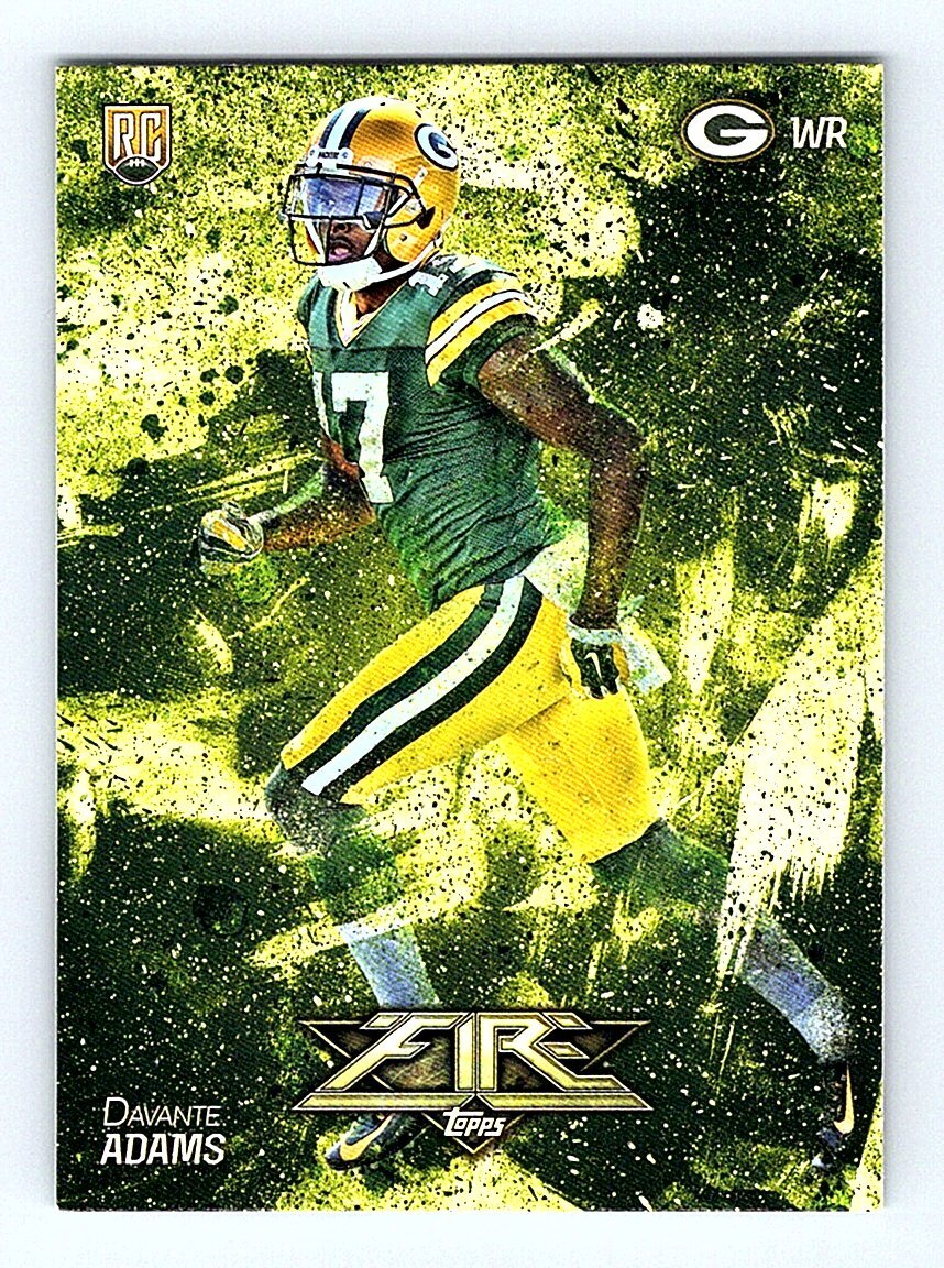 2014 Topps Fire #145 Davante Adams RC | eBay