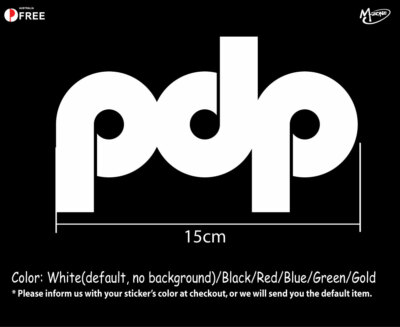 PDP Stickers Reflective Decals 15CM Drums Logo Sticker Best Gifts-2 | eBay
